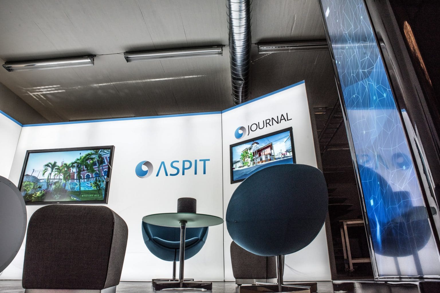 Skjermløsning og messemateriell | Aspit | Reklameservice AS